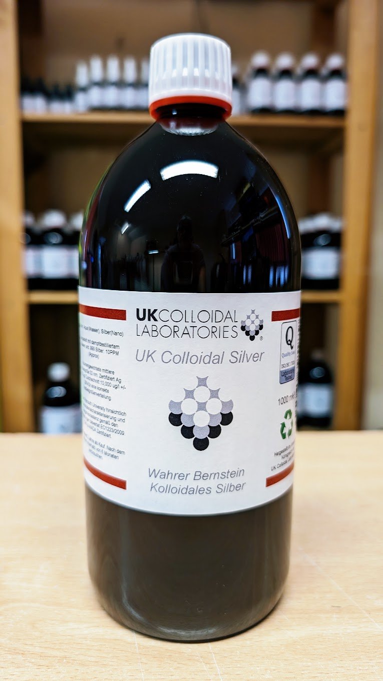Kolloid sølvvand 1 liter 10 ppm - (13) Kolloid sølvvand, spray og gel ...
